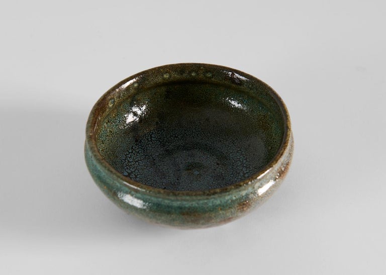 Yngve Blixt, Bowl in Blue Glaze, Sweden, 1968 For Sale at 1stDibs