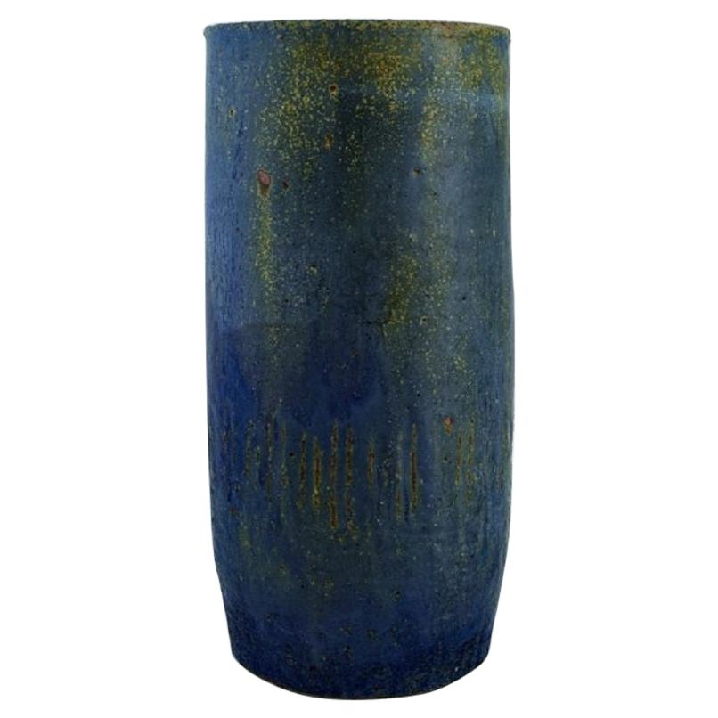 Yngve Blixt for Höganäs, Unique Vase in Glazed Stoneware at 1stDibs ...