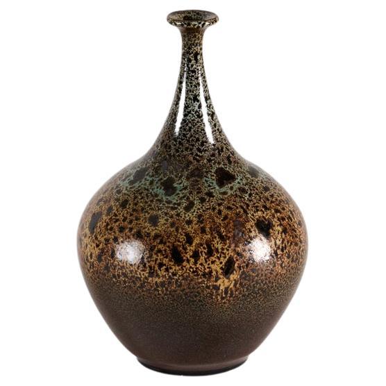 Mottled Green with Red Weathered Glaze Vase, China, Contemporary For ...