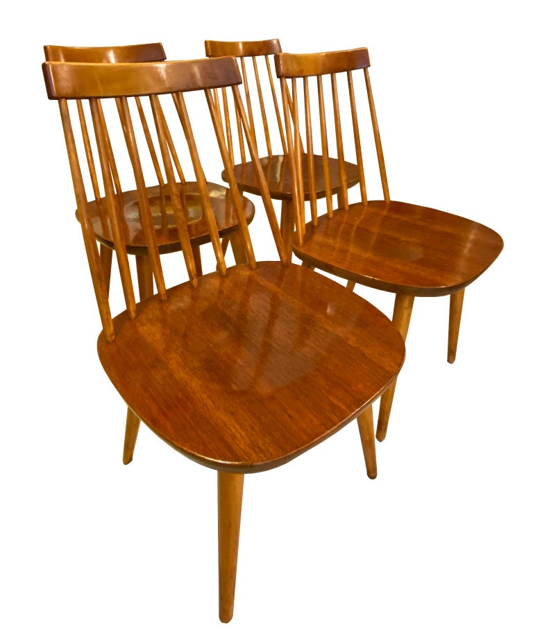 Yngve Ekström for Stolab, Midcentury Swedish Pinocchio Dining Chairs ...