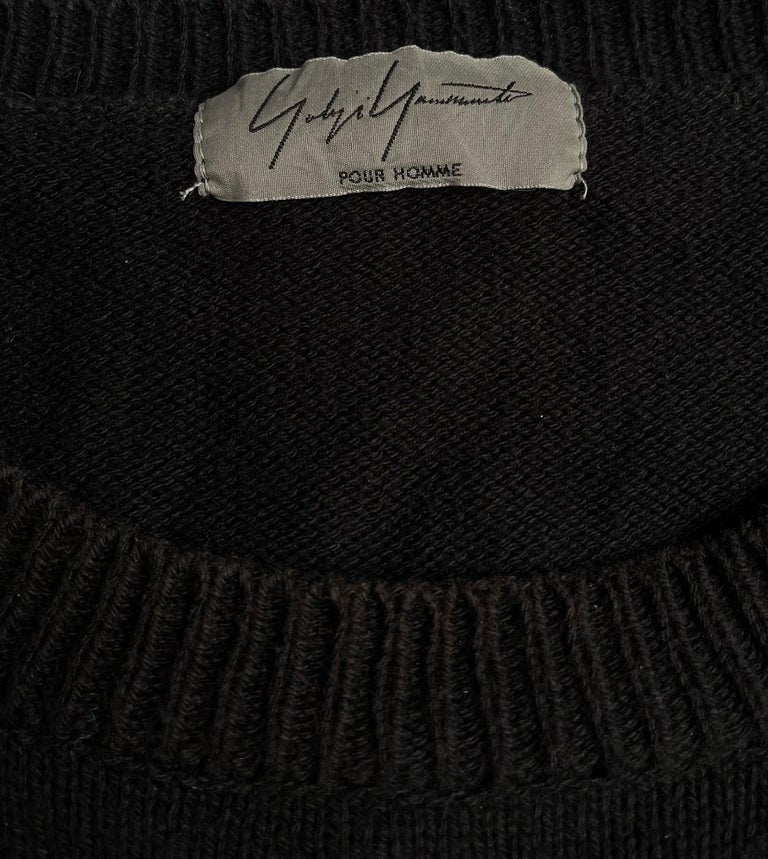 Yohji Yamamoto Pour Homme Monster Intarsia Knit, Autumn Winter 2016 For ...