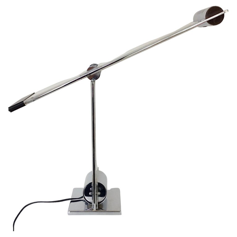 Yonel Lebovici Oblique Cristal Table Lamp, circa 1979, France For Sale ...