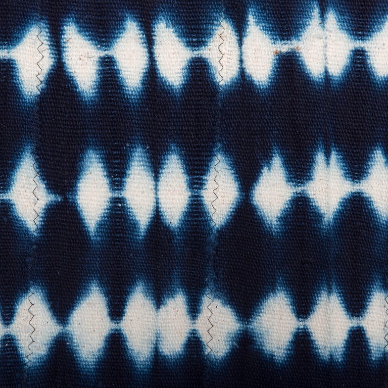 Yoruba Adire Oniko Indigo Textile at 1stDibs