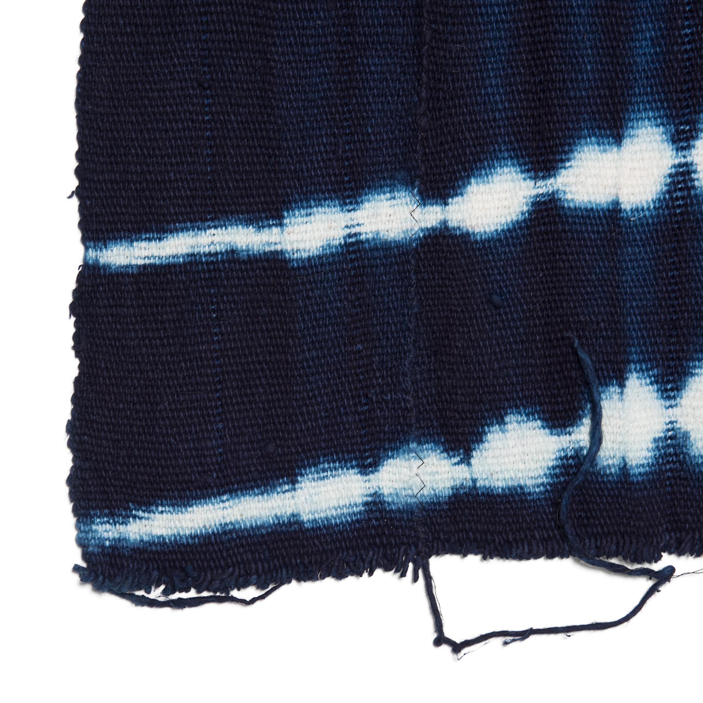 Yoruba Adire Oniko Indigo Textile at 1stDibs