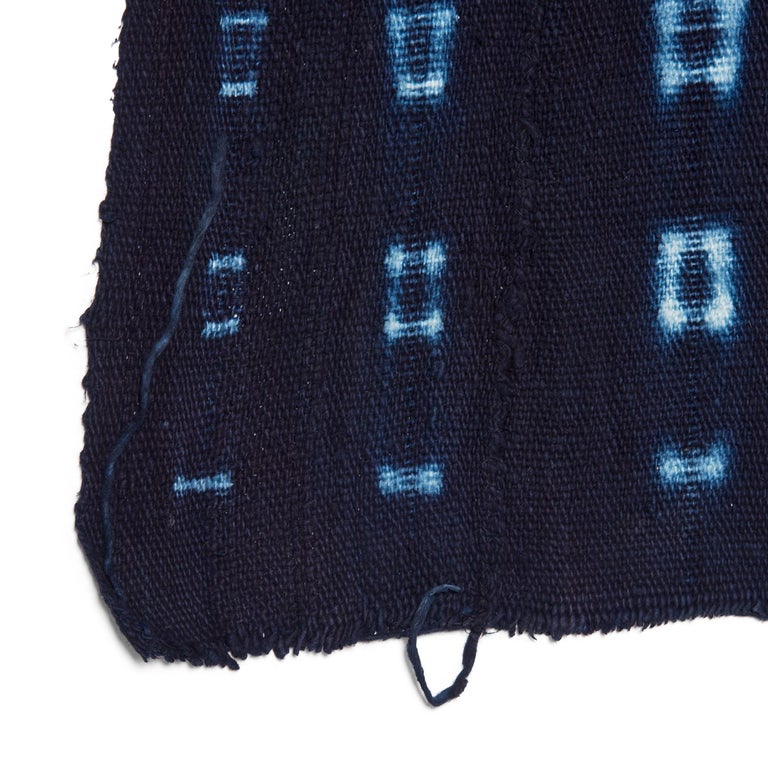 Yoruba Adire Oniko Indigo Textile at 1stDibs