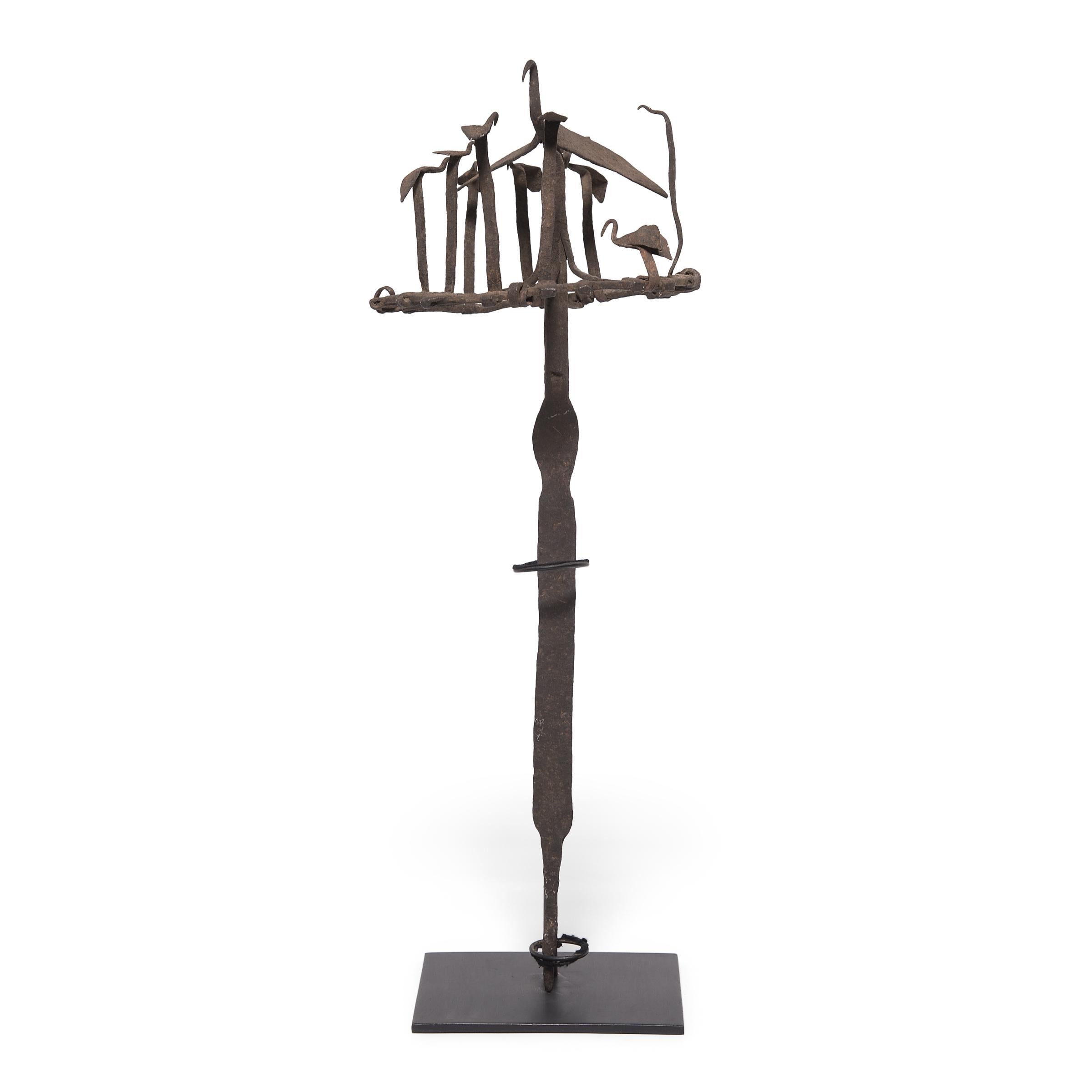 Yoruba House Of Head Shrine at 1stDibs