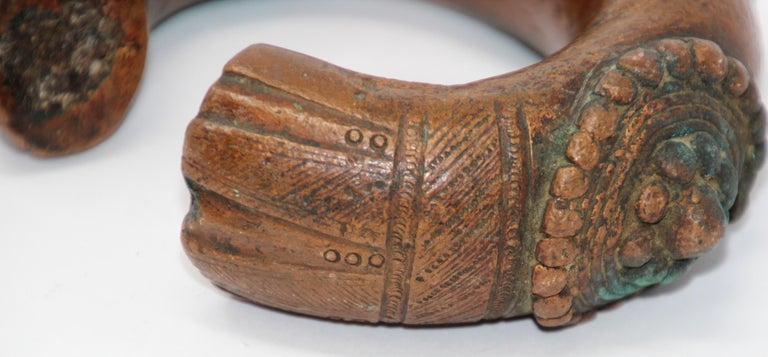 Yoruba tribes Nigeria Manilla Bronze Trade Currency Bracelet For Sale ...