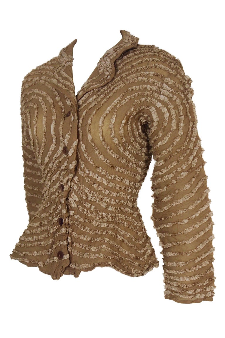 Yoshiki Hishinuma Fitted Waisted Jacket at 1stDibs