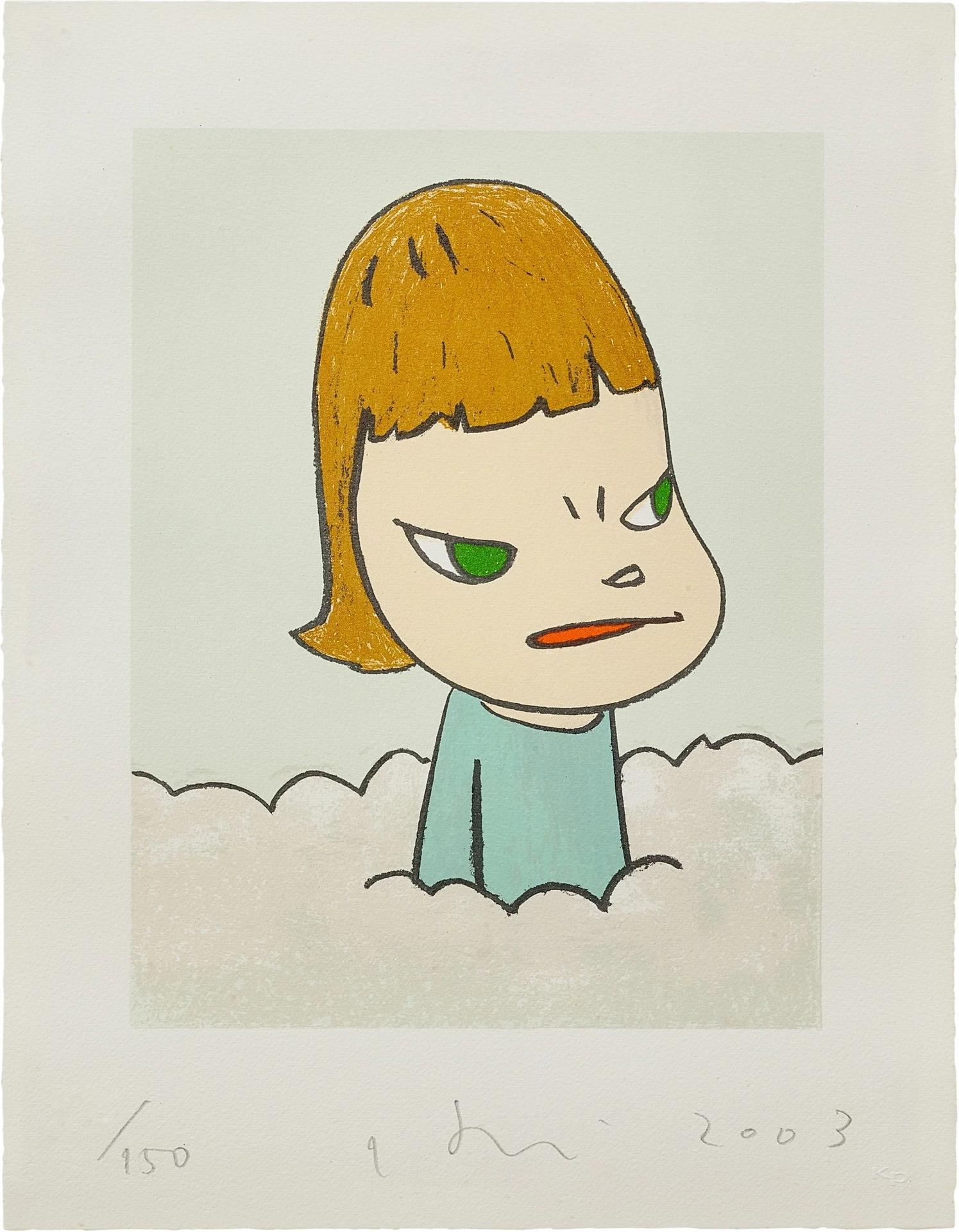 Yoshitomo Nara - Night Walker. Limited Edition of 35 (etching) by ...