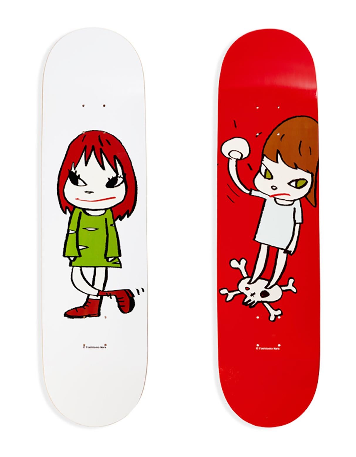 Yoshitomo Nara - Yoshitomo Nara Skateboard Decks MoMa ( complete set of ...