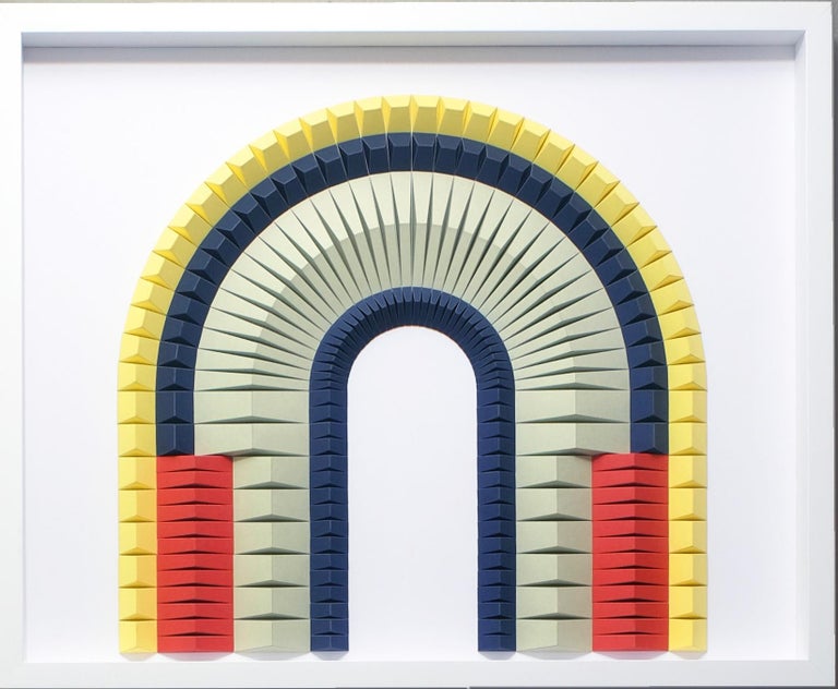 Yossi Ben Abu - BiPolar B Abstract wall sculpture For Sale at 1stDibs