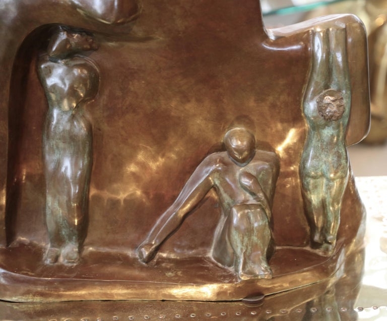 Yossi Govrin Bronze Signed and Dated 1980 at 1stDibs