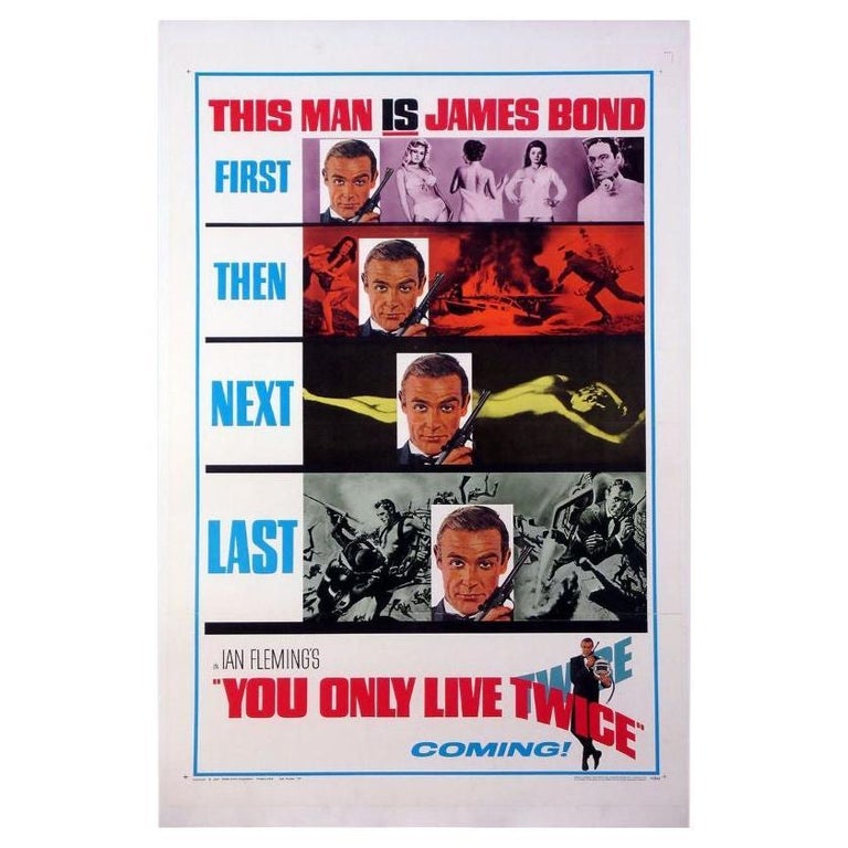 You Only Live Twice, Unframed Poster, 1967 For Sale at 1stDibs
