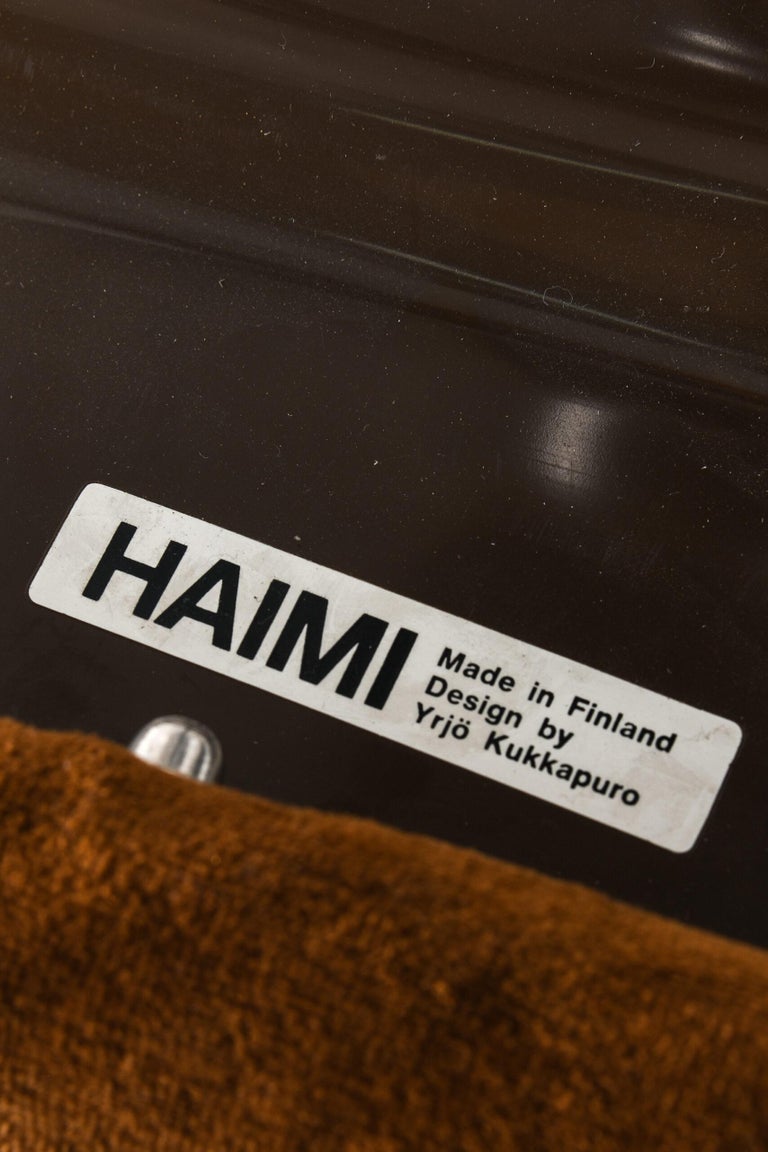 Yrjö Kukkapuro Dining Chairs Produced by Haimi in Finland at 1stDibs