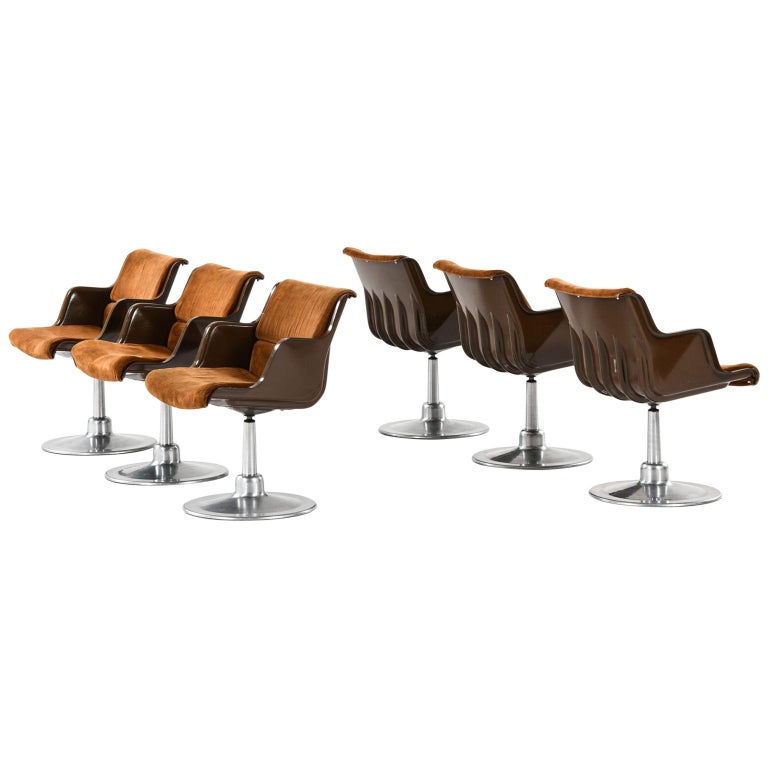 Yrjö Kukkapuro Dining Chairs Produced by Haimi in Finland at 1stDibs