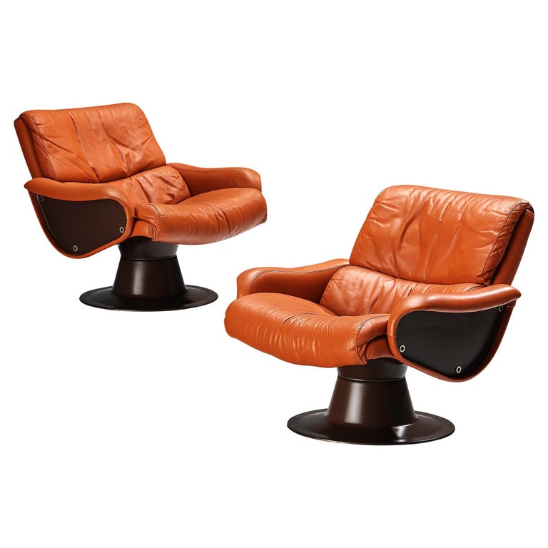 Yrjö Kukkapuro for Haimi Finland Pair of 'Saturnus' Armchairs in ...