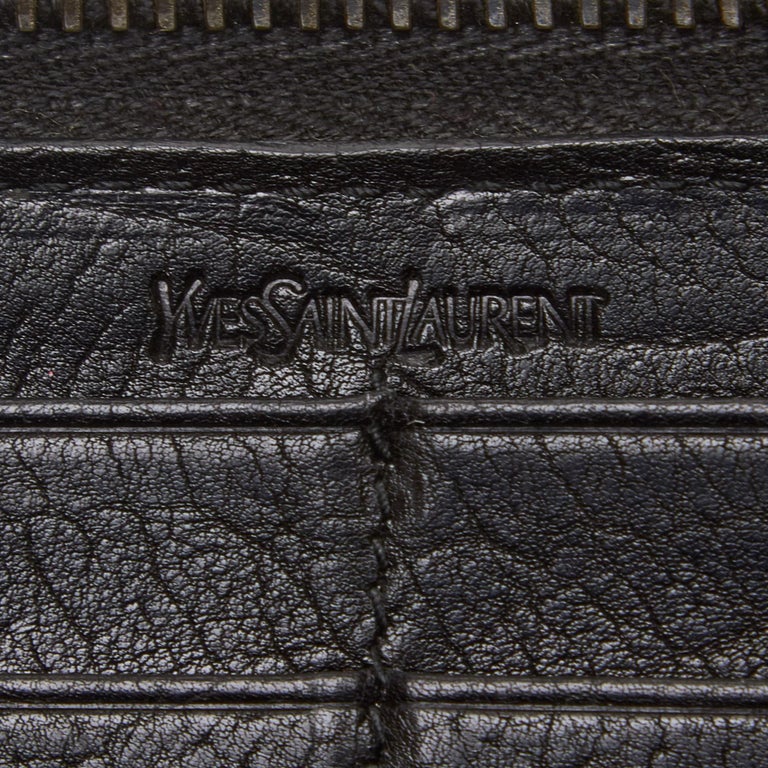 YSL Black Others Leather Muse Wallet France For Sale at 1stDibs