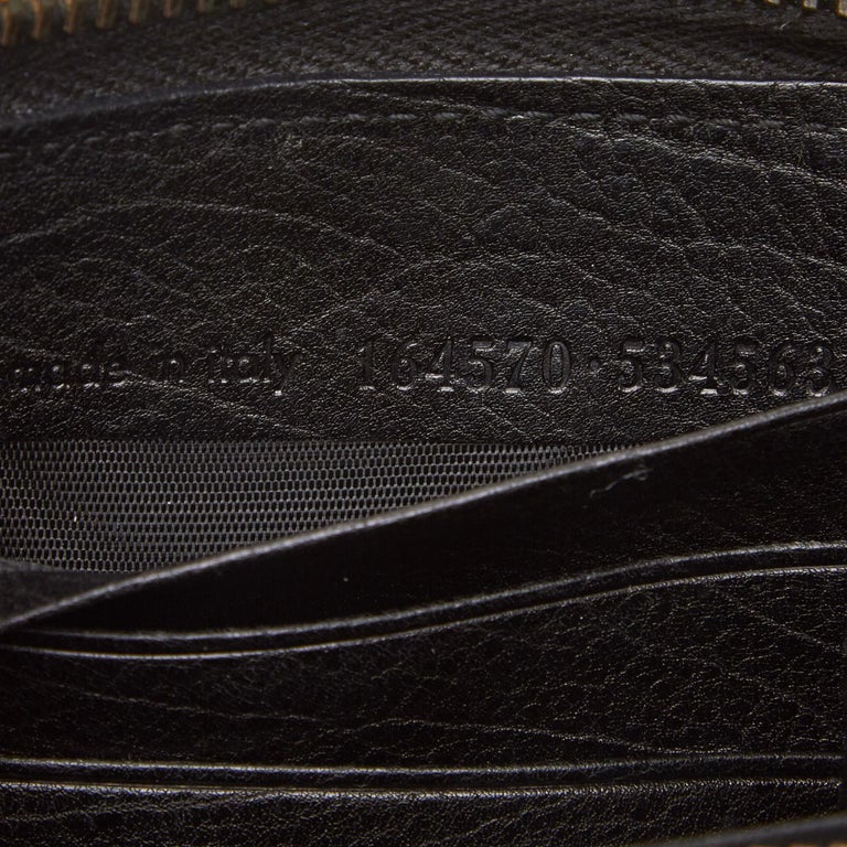 YSL Black Others Leather Muse Wallet France For Sale at 1stDibs