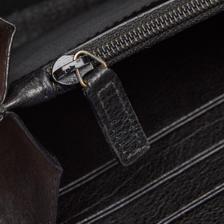 YSL Black Others Leather Muse Wallet France For Sale at 1stDibs