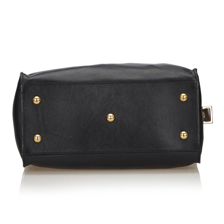 Yves Saint Laurent YSL Black Small Cabas Chyc Bag at 1stDibs | ysl ...