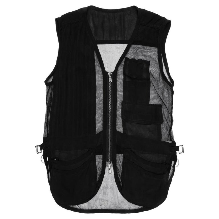 YSL by Tom Ford SS2002 Silk Cargo Vest For Sale at 1stDibs