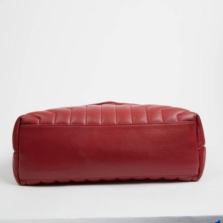 YSL Loulou Red Leather Bag at 1stDibs | red ysl bag, ysl red bag, ysl ...