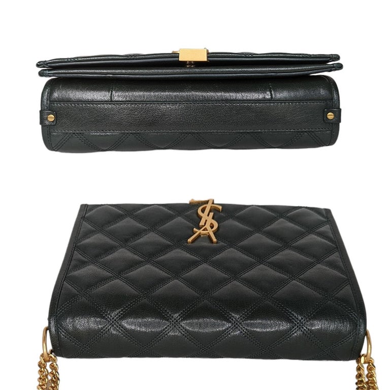 YSL Saint Laurent Becky Quilted Shoulder Bag Chain at 1stDibs