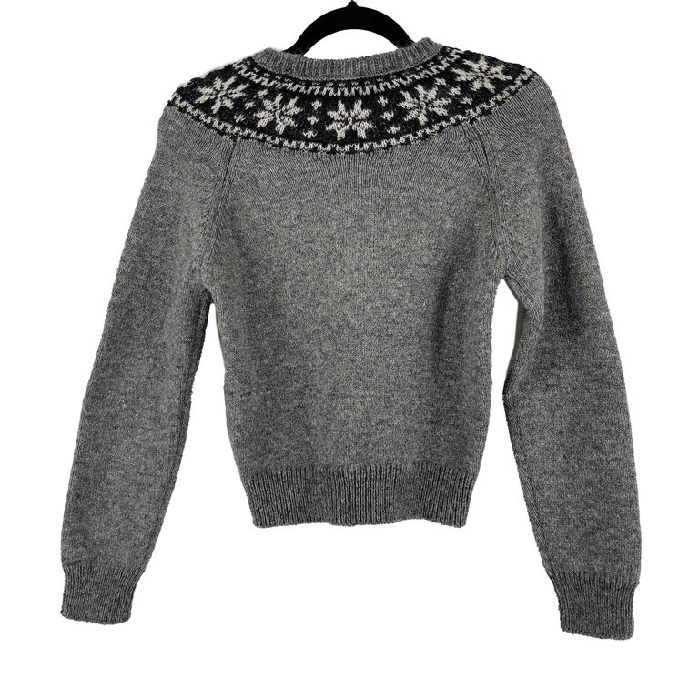 YSL Saint Laurent Fair Isle Sweater Mohair Wool Sweater FALL RTW 2014 S ...