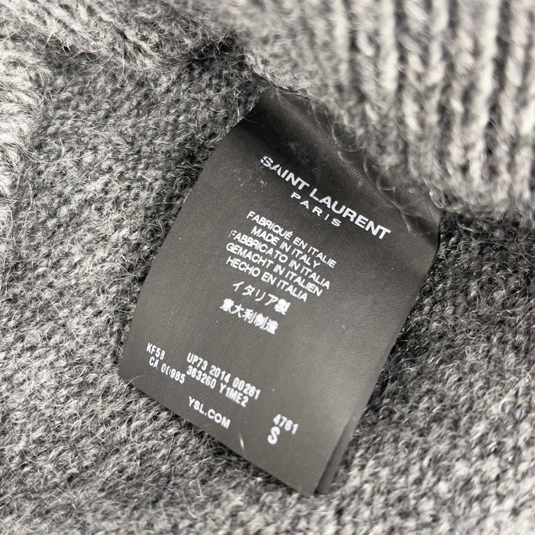 YSL Saint Laurent Fair Isle Sweater Mohair Wool Sweater FALL RTW 2014 S ...