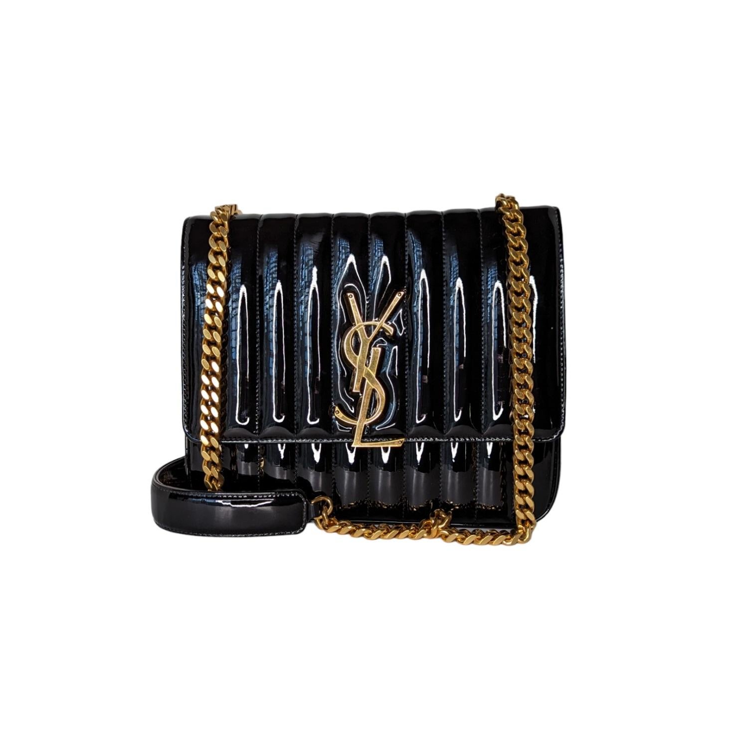 YSL Saint Laurent Large Vicky Chain Crossbody Bag at 1stDibs | ysl box ...