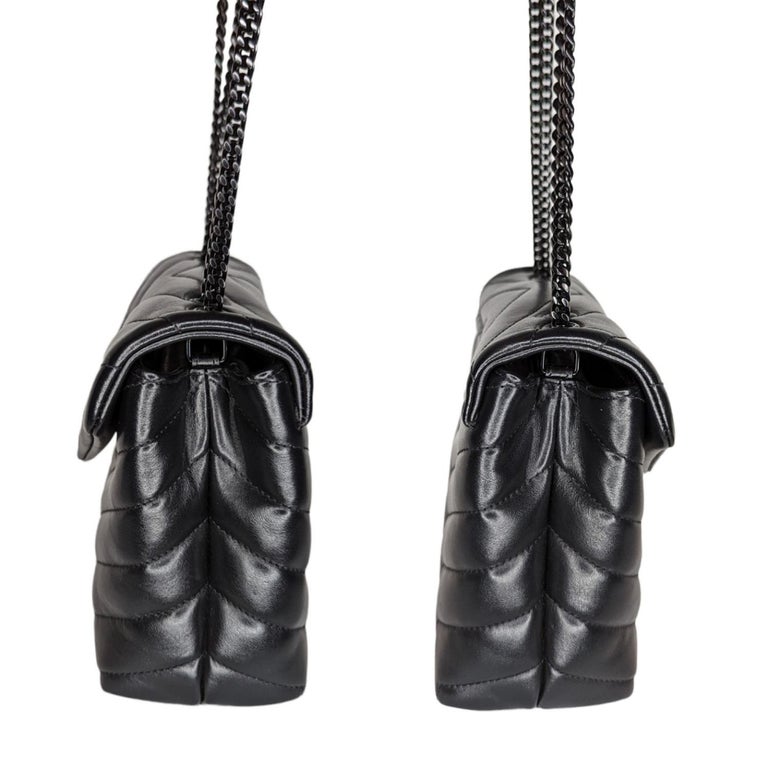 YSL Saint Laurent Loulou Small Matelassé Chain Bag For Sale at 1stDibs
