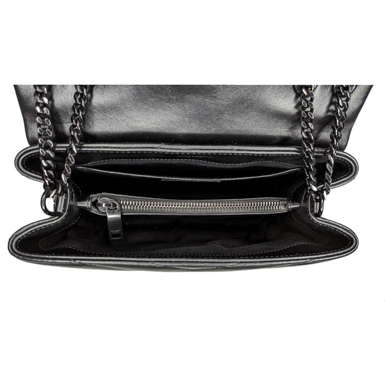 YSL Saint Laurent Loulou Small Matelassé Chain Bag For Sale at 1stDibs