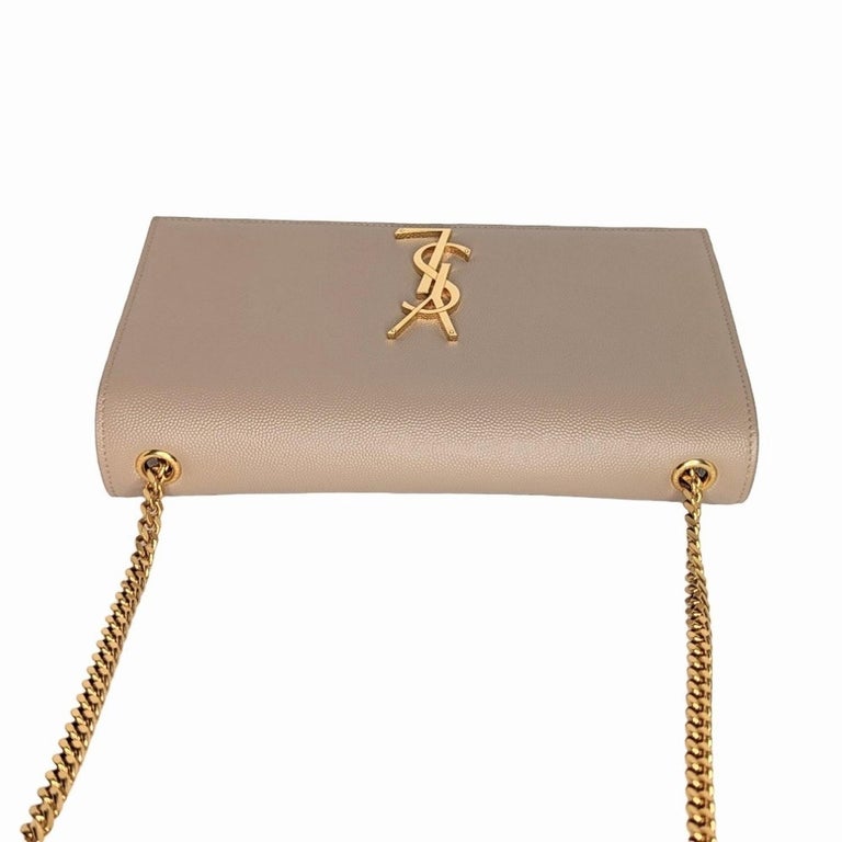 YSL Saint Laurent Medium Kate Leather Chain Shoulder Bag For Sale at ...