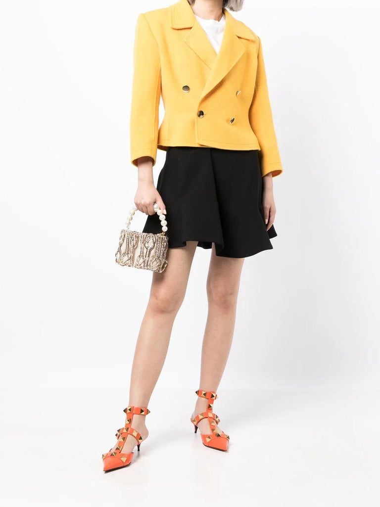 YSL Yellow Wool Blazer For Sale at 1stDibs