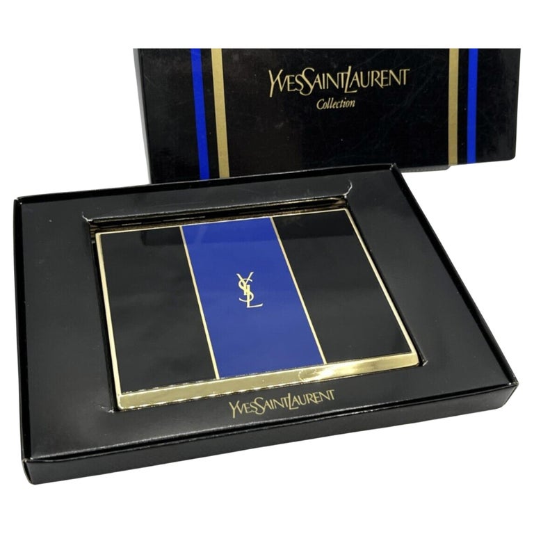 “YSL” Yves Saint Laurent Retro Cigarette Case, circa 1980s For Sale at ...