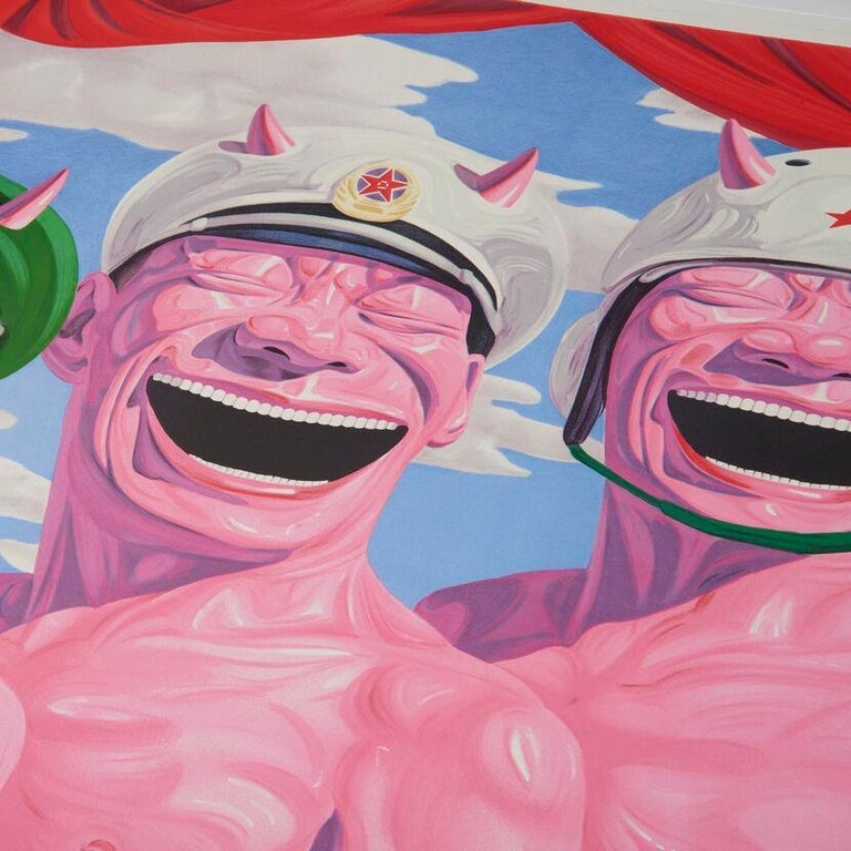 Yue Minjun - Armed Forces - Contemporary, 21st Century, Lithograph ...