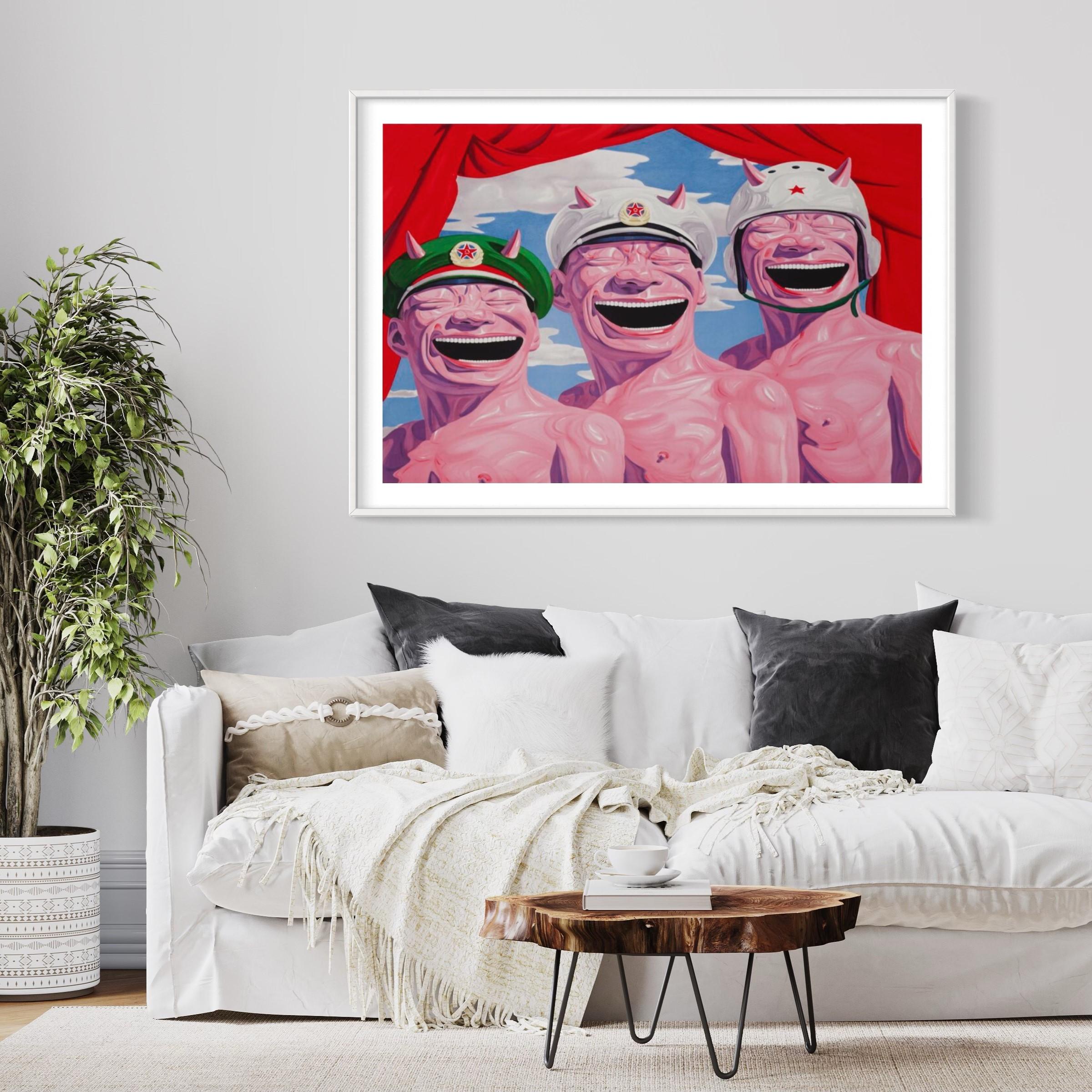 Yue Minjun - Sheep Herd - Contemporary, 21st Century, Lithograph ...