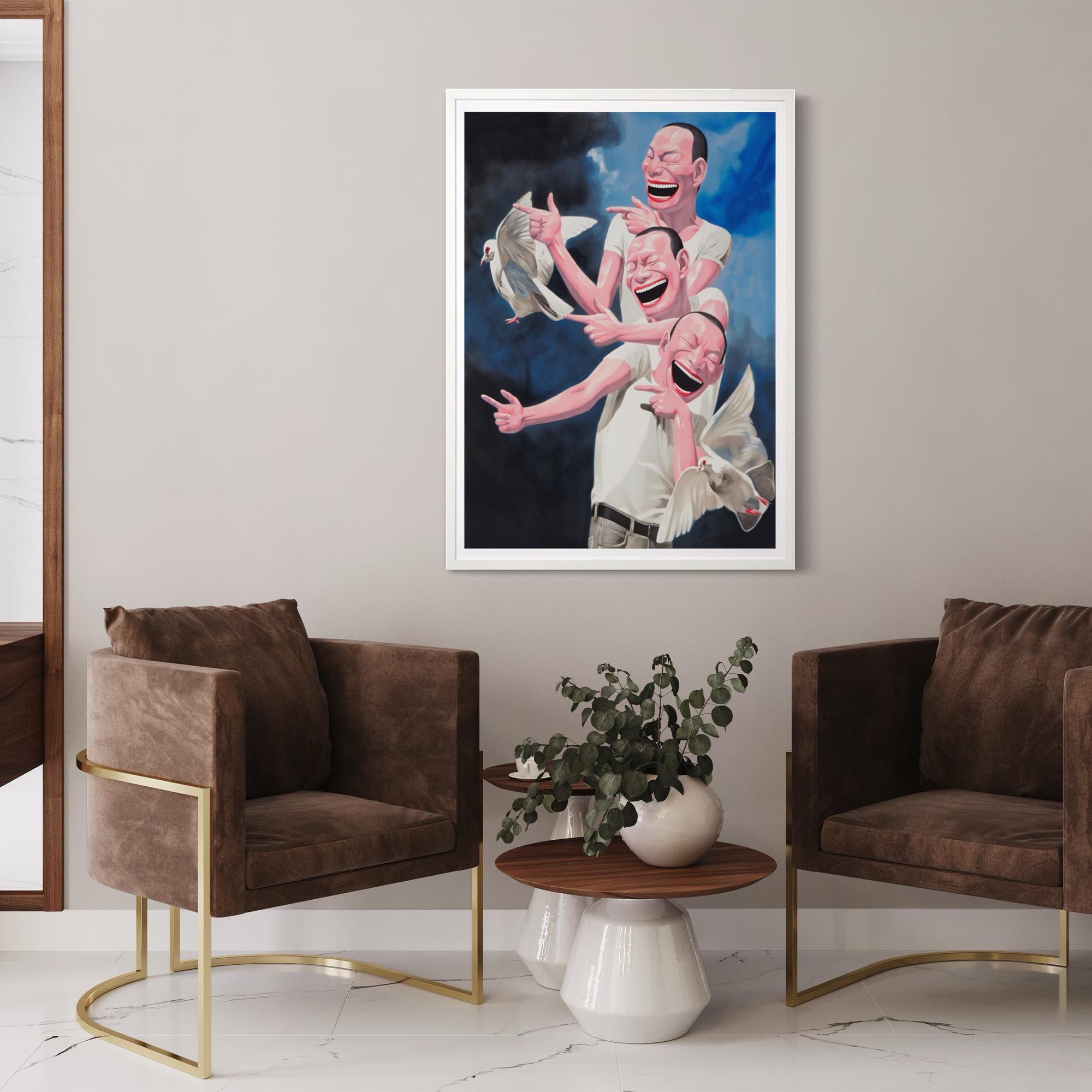 Yue Minjun - Pine Tree - Contemporary, 21st Century, Lithograph ...