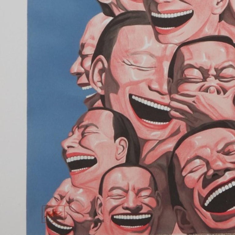 Yue Minjun - Garbage Hill, Yue Minjun - Art, Lithograph, Limited ...