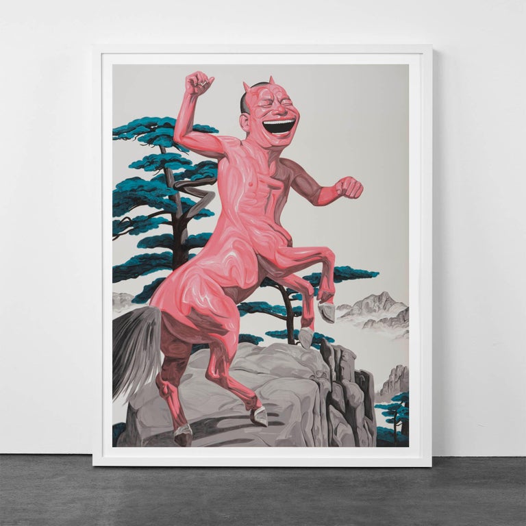 Yue Minjun - Pine Tree - Contemporary, 21st Century, Lithograph ...