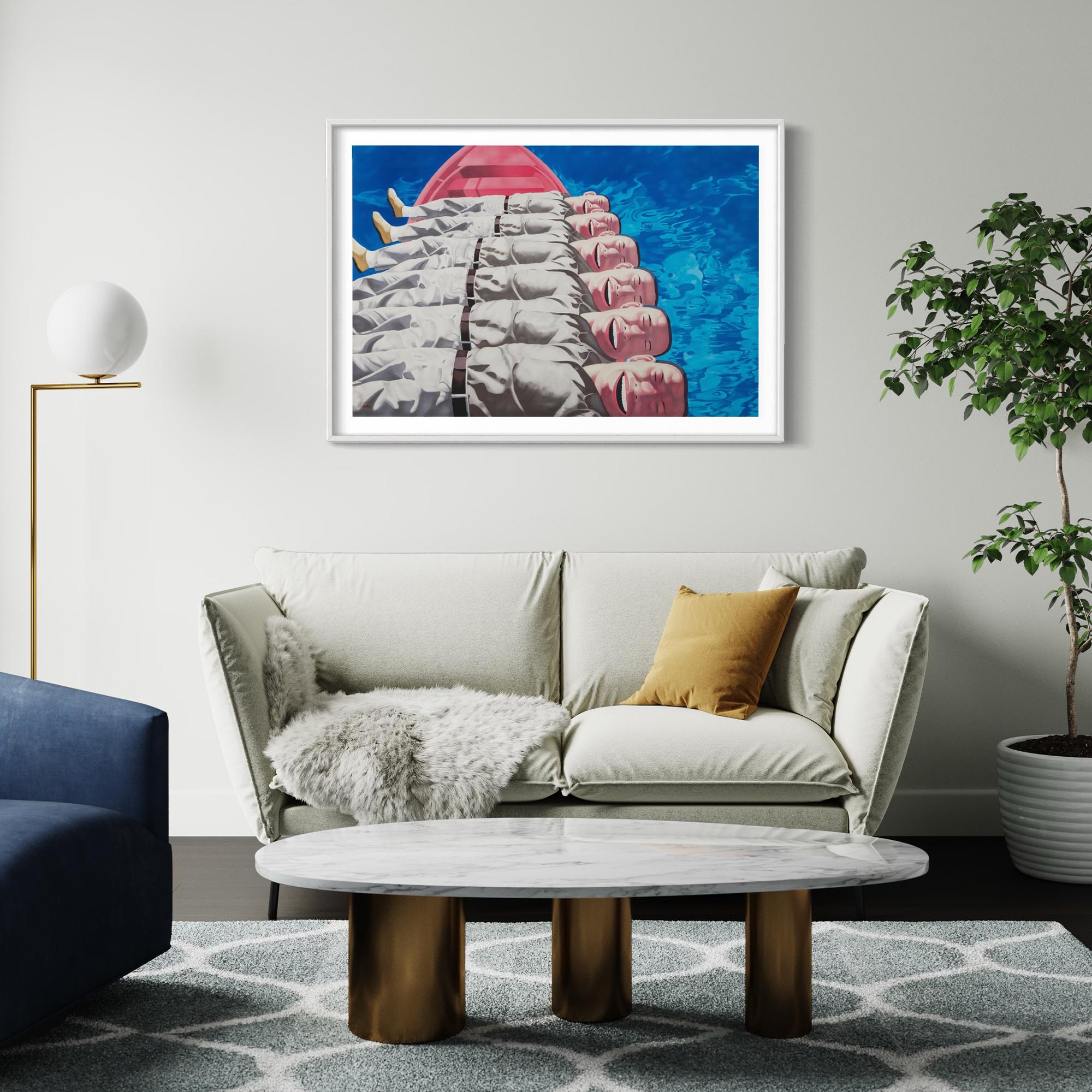 Yue Minjun - The Duke and I, Yue Minjun - Art, Lithograph, Limited ...