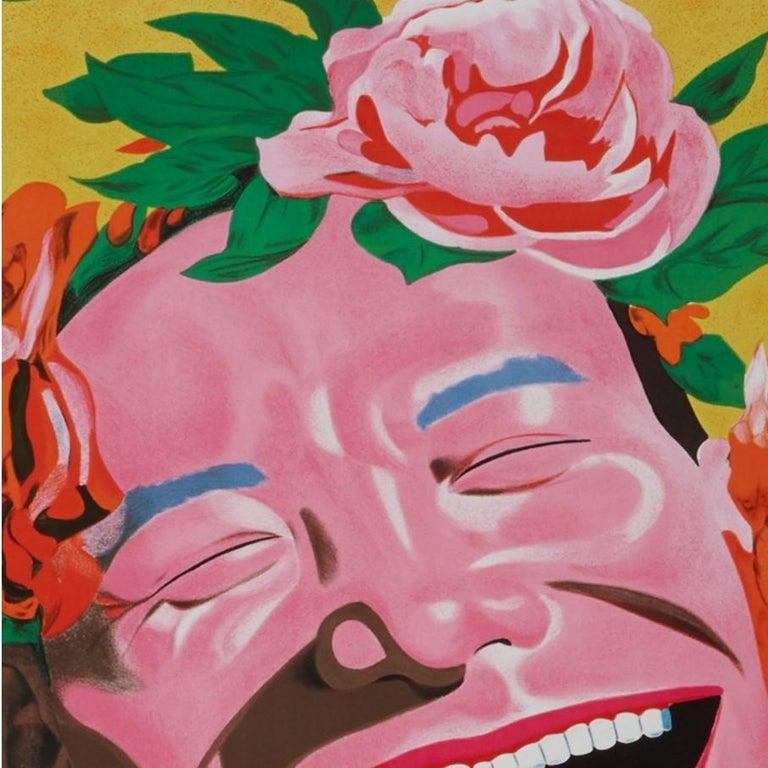 Yue Minjun Remarkable People Yue Minjun Art Lithograph Limited Edition Chinese For Sale