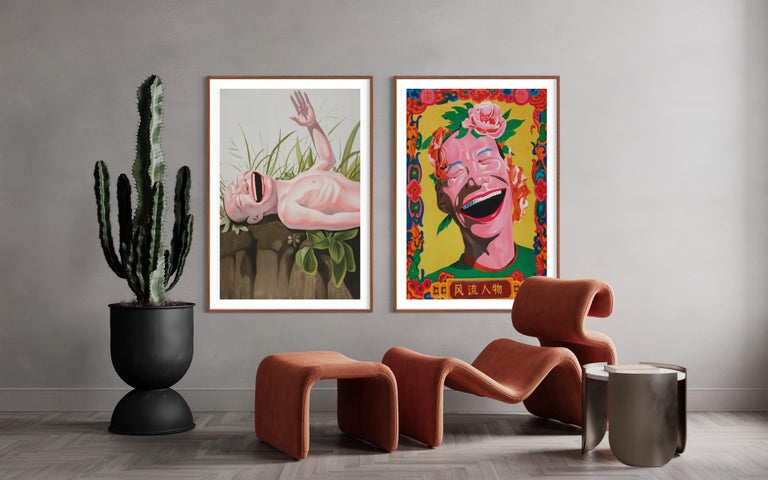 Yue Minjun - Snatched Ecstasy (Portfolio of 20), Lithograph, Limited ...