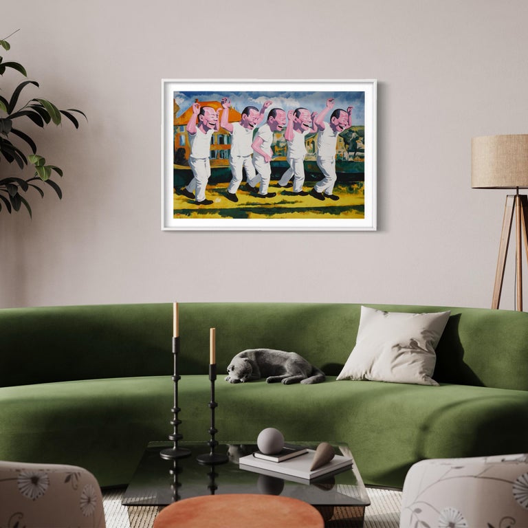 Yue Minjun - Surrender - Contemporary, 21st Century, Lithograph ...