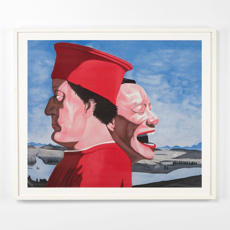 Yue Minjun - The Duke and I, Yue Minjun - Art, Lithograph, Limited ...