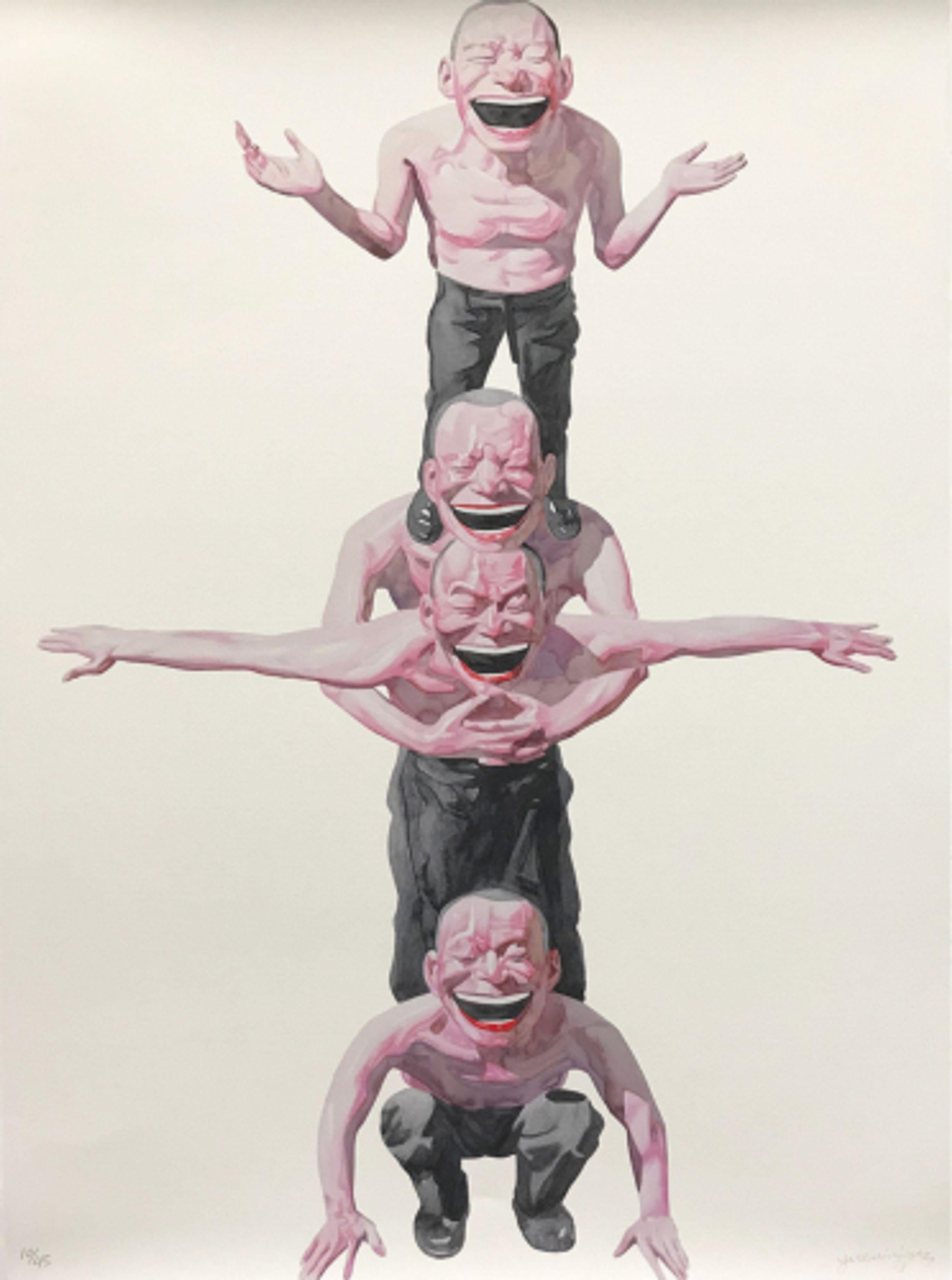 Yue Minjun - Untitled (Smile-ism No. 14) For Sale at 1stDibs