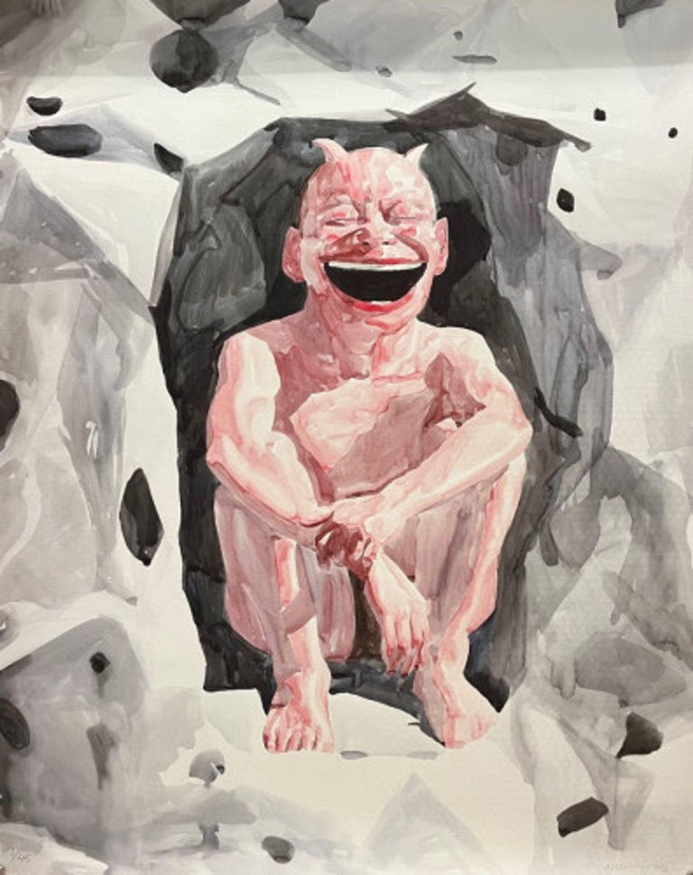 Yue Minjun - Untitled (smile-ISM, nº 26) For Sale at 1stDibs