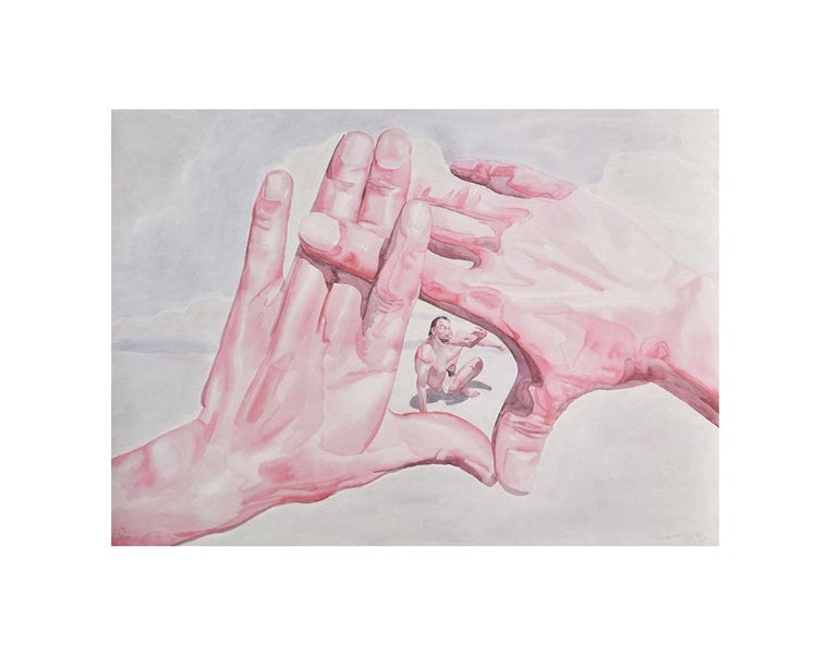 Yue Minjun - Untitled (Smile-ism No. 9) For Sale at 1stDibs