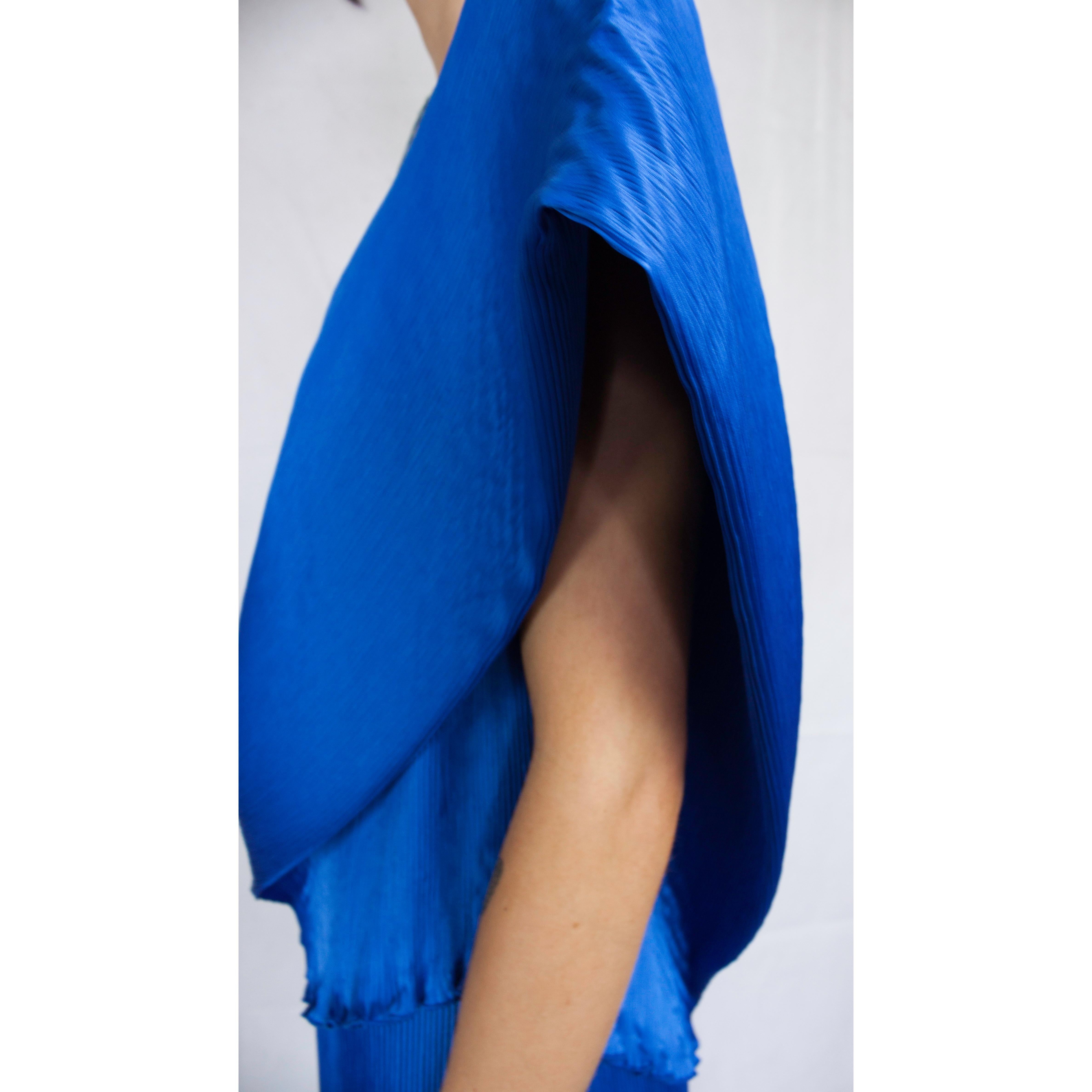 Yuki Torimaru pleated columnar evening gown, Circa 1987 For Sale at ...