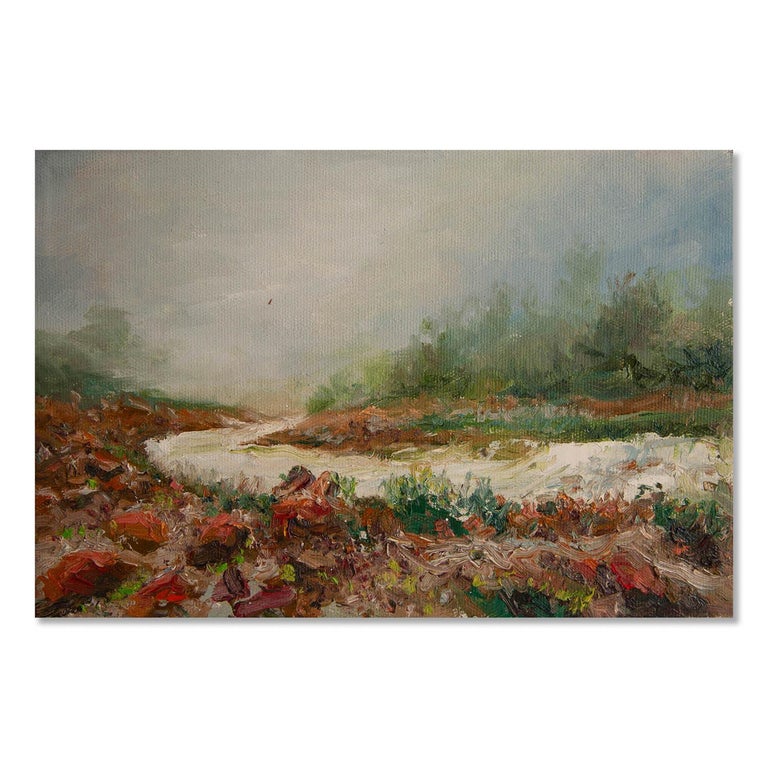 Yulin Li - Yulin Li Impressionist Original Oil Painting "Sketch View" For Sale at 1stDibs